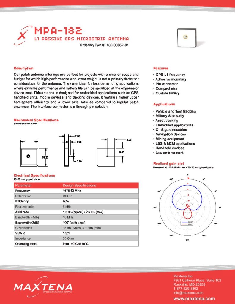 MPA-182 | M2M Connectivity