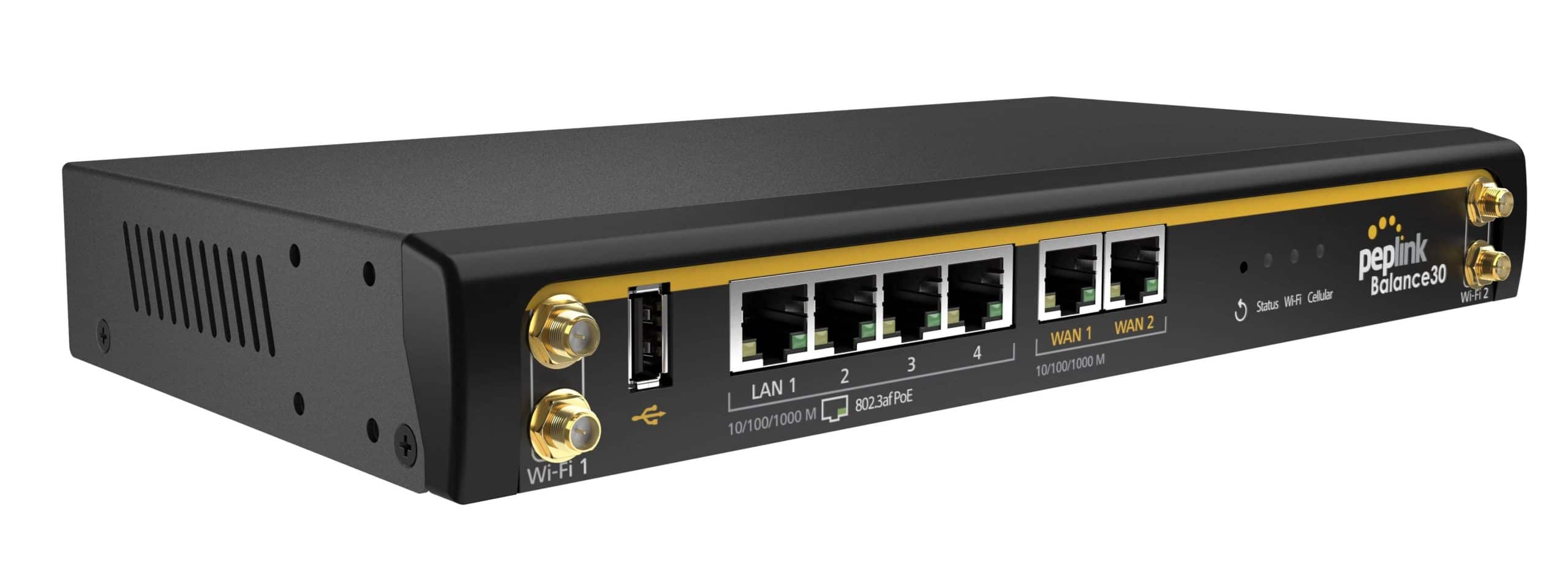 Peplink | Balance 30 Pro with 2 Ethernet WAN and 1 Cellular WAN